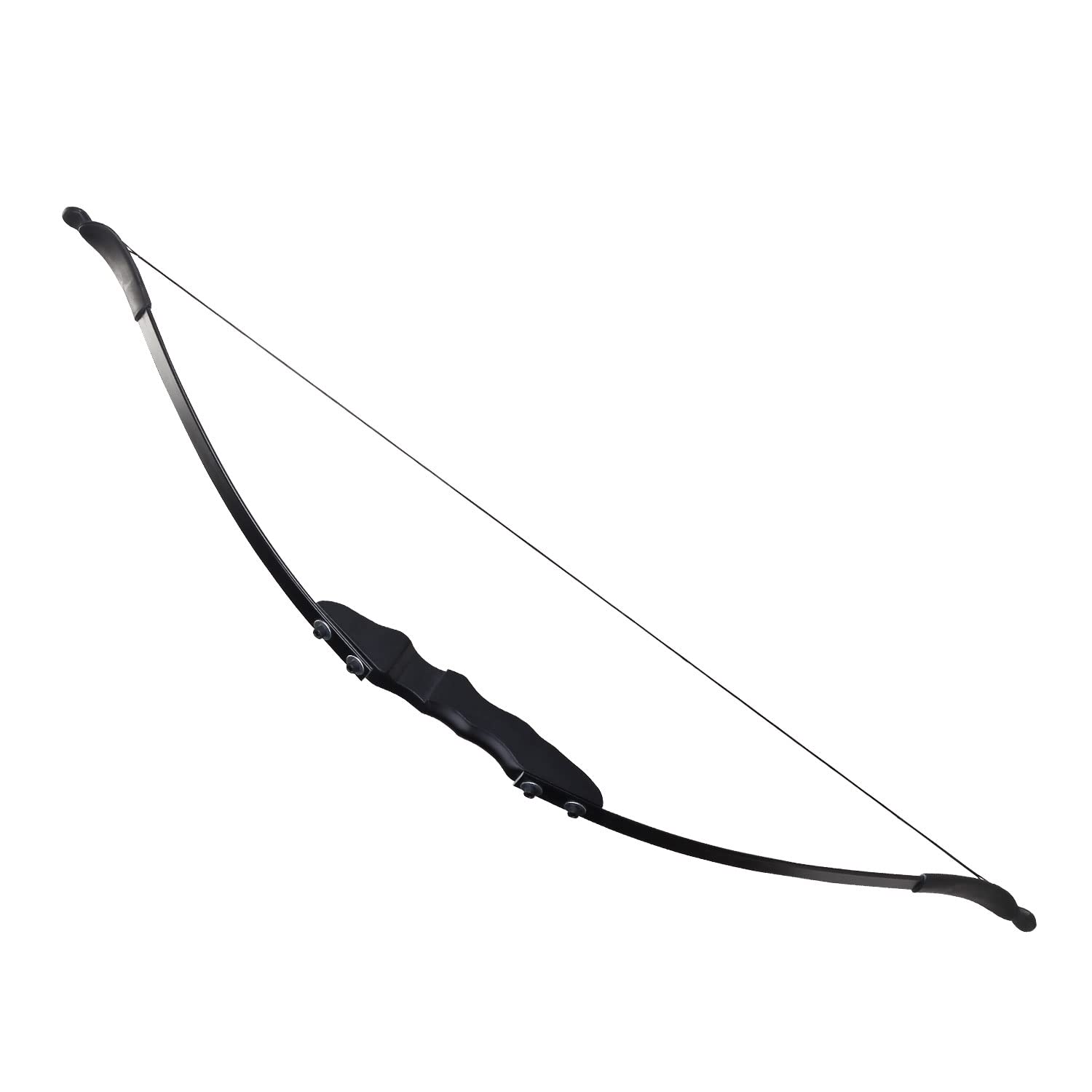 FENJANER Archery Takedown Recurve Bow and Arrow Set Long Bow and Arrow Kit for Hunting Outdoor Shooting Training 40 LB (Black2)