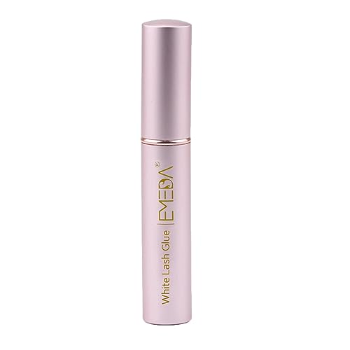 EMEDA Eyelash Glue for False Lashes Super Strong Hold Long Lasting 24H Waterproof Latex Free Best Lash Glue Eyes Strip White Clear Lash Adhesive 5ml 0.17oz