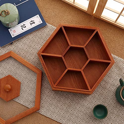 MISS Z Wood Candy Biscuit Storage Box with Lid Home Food Storage Container Boxes Nuts Snacks Fruit Organizer Case Food Jars Set