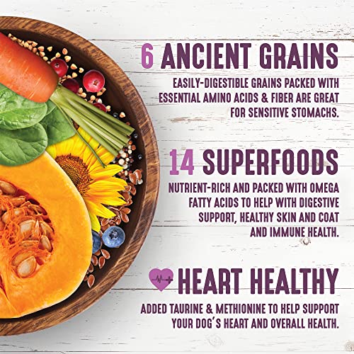 Unrefined Roasted Lamb with Ancient Grains & Superfoods Dry Dog & Puppy Food, 4 lb., (Model: 1710489)