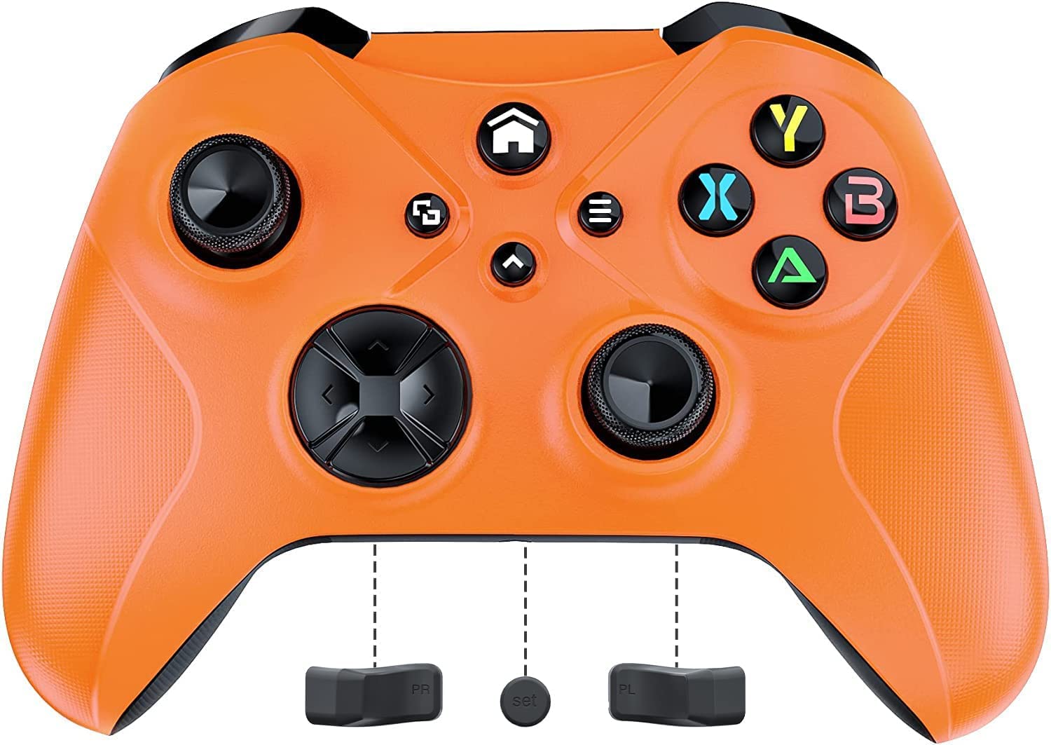 Gamrombo Wireless Controller for All Xbox One/PC (Orange 1)