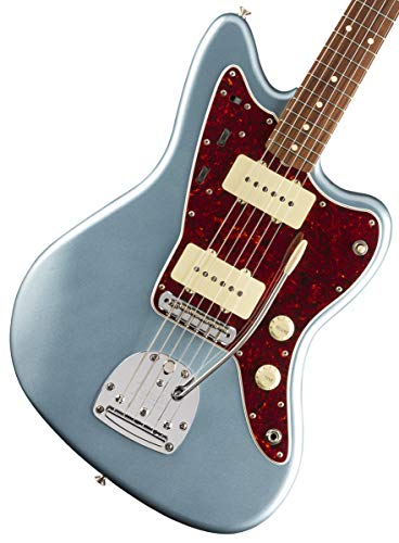 Fender Vintera 60s Jazzmaster Electric Guitar, with 2-Year Warranty, Ice Blue Metallic, Pau Ferro Fingerboard