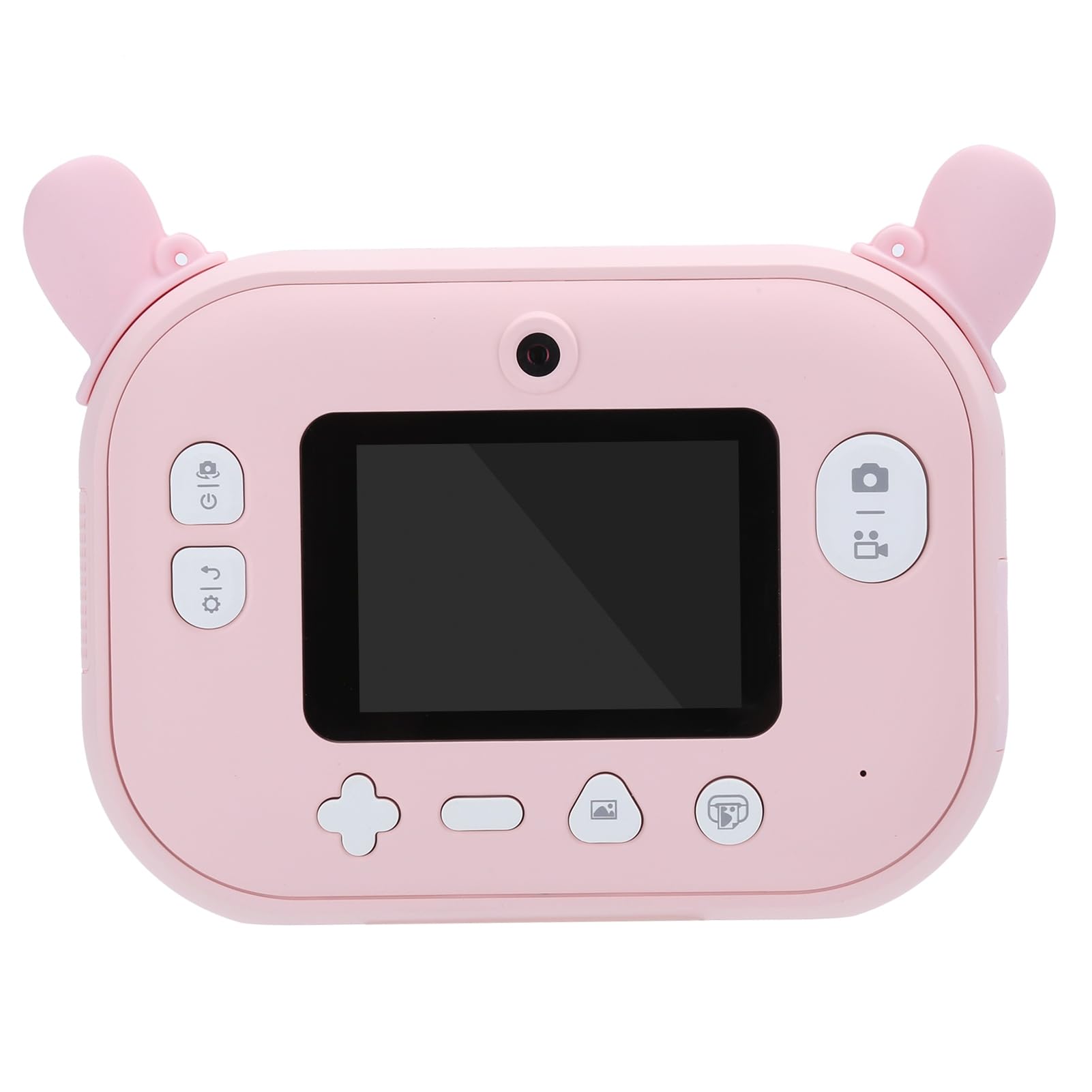 EBTOOLS Kids Digital Camera, Print Kids Camera with Dual Camera Lens, Mini 2.4 Inch HD Cute Camera with Print PaperStickerColor Pens,Gifts for Girls and Boys