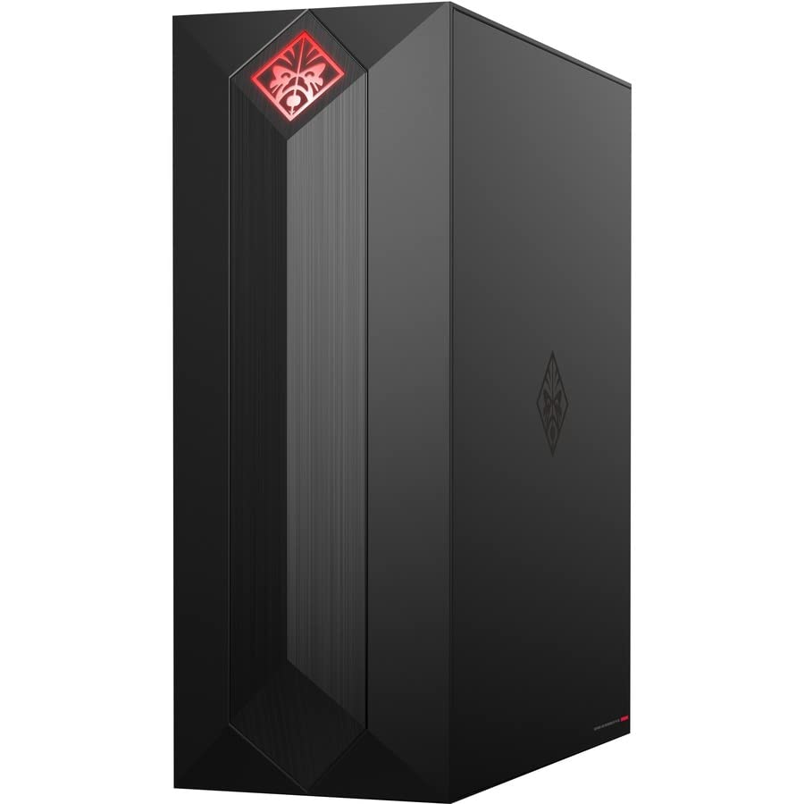 HP OMEN Obelisk 875-1009 Gaming Desktop Computer, Intel Core i7 i7-9700K, NVIDIA GeForce RTX 2070, 16 GB DDR4 RAM, 1TB HDD, 256GB SSD, Windows 10 Home, Gaming Desktop PC, USB ports, HDMI (Renewed)
