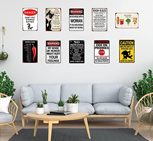 Scoville Scale Pepper Chili Metal Tin Sign Decorative Cafe Bar Home Dining Room Kitchen Restaurant Wall Decor Retro Poster 8x12 Inch
