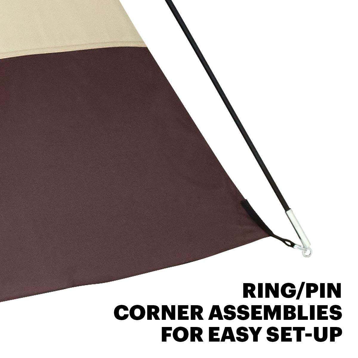 Eureka! Tetragon HD 3 Person, 3-Season Waterproof Camping Tent