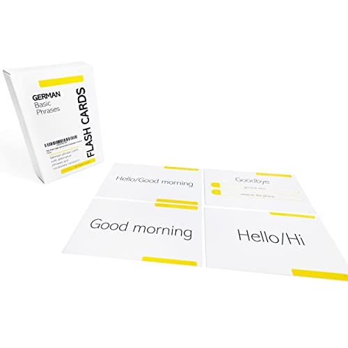 Pat's Flash Cards German Basic Phrases Flash Cards with Conversation Variations