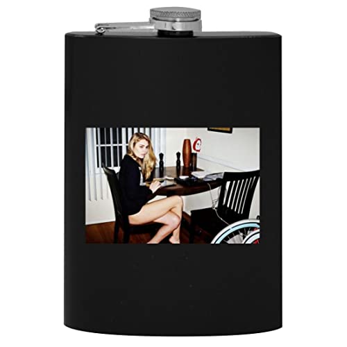 FC Carino B35Y22D63W0485405M07T32C02S27-8oz Black Hip Alcohol Drinking Flask PDI #PIDP485405
