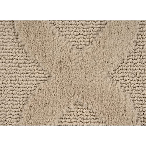 Garland Rug Quatro 6 ft. x 9 ft. Area Rug Tan