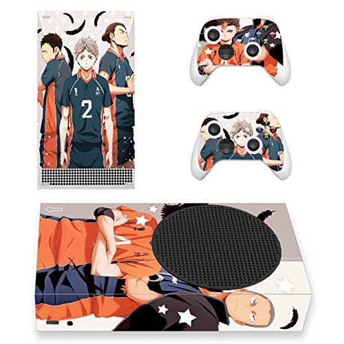 Haikyu Basketball Anime Game Console Series S Console and Controller Skin Set, Skin Wrap Decal Kit