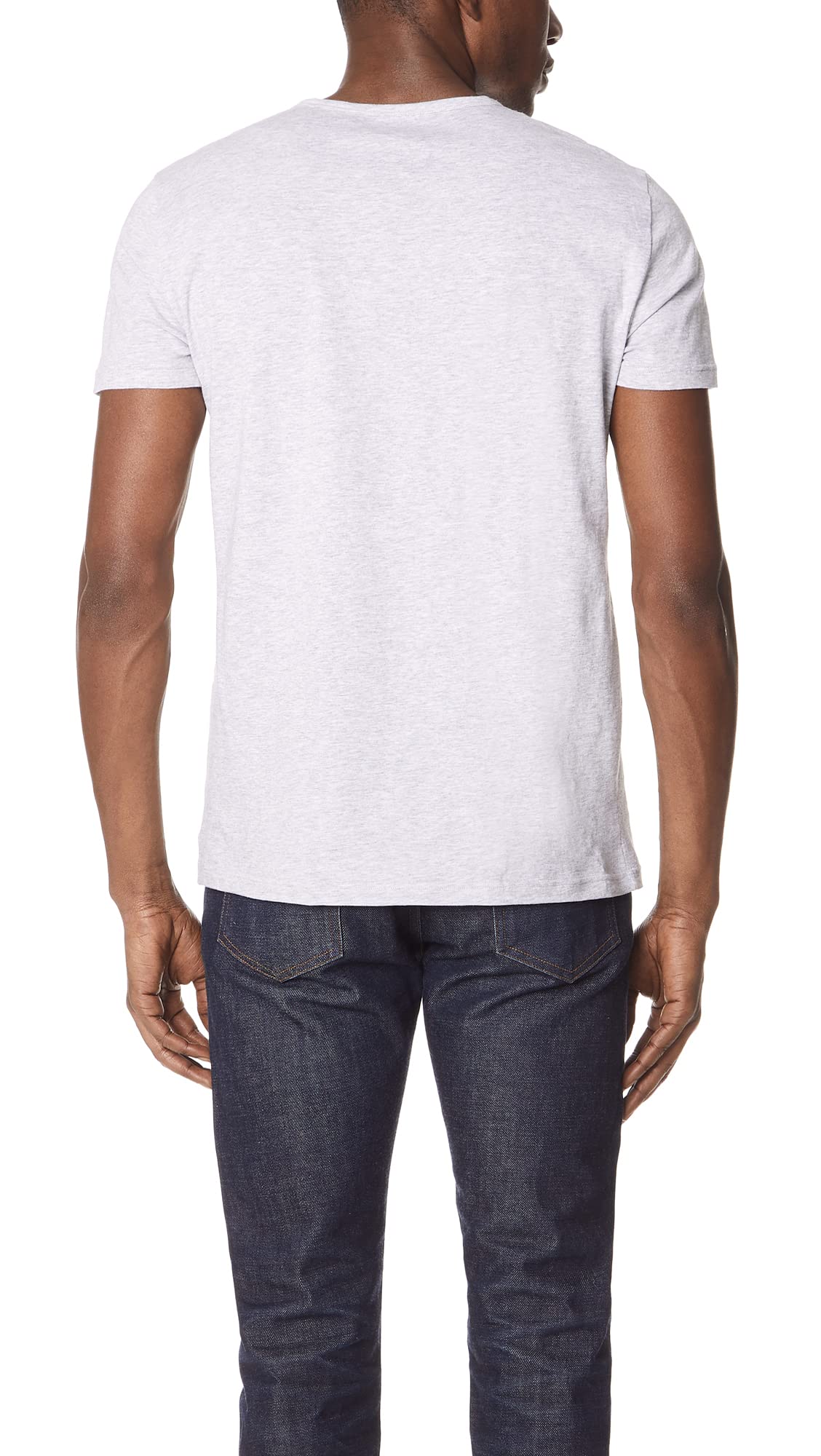 Emporio Armani Men's Pure Cotton Men's 3 Pack Crew Neck T-shirt Shirt, -Grey/White/Black, X-Large