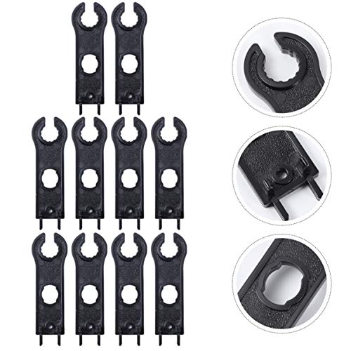 Garneck Pocket Tools Pocket Tools 10pcs Solar Spanners Wrench Plastic Solar Panel Connector Disconnecting Tool for Solar Panel Cable Connectors Assembly Universal Tool Universal Tool