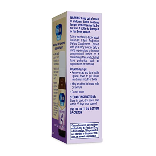 Enfamil Baby Formula Infant Probiotics Dietary Supplement, Dual Probiotics for Immune and Digestive Health, 0.3 Fl Oz