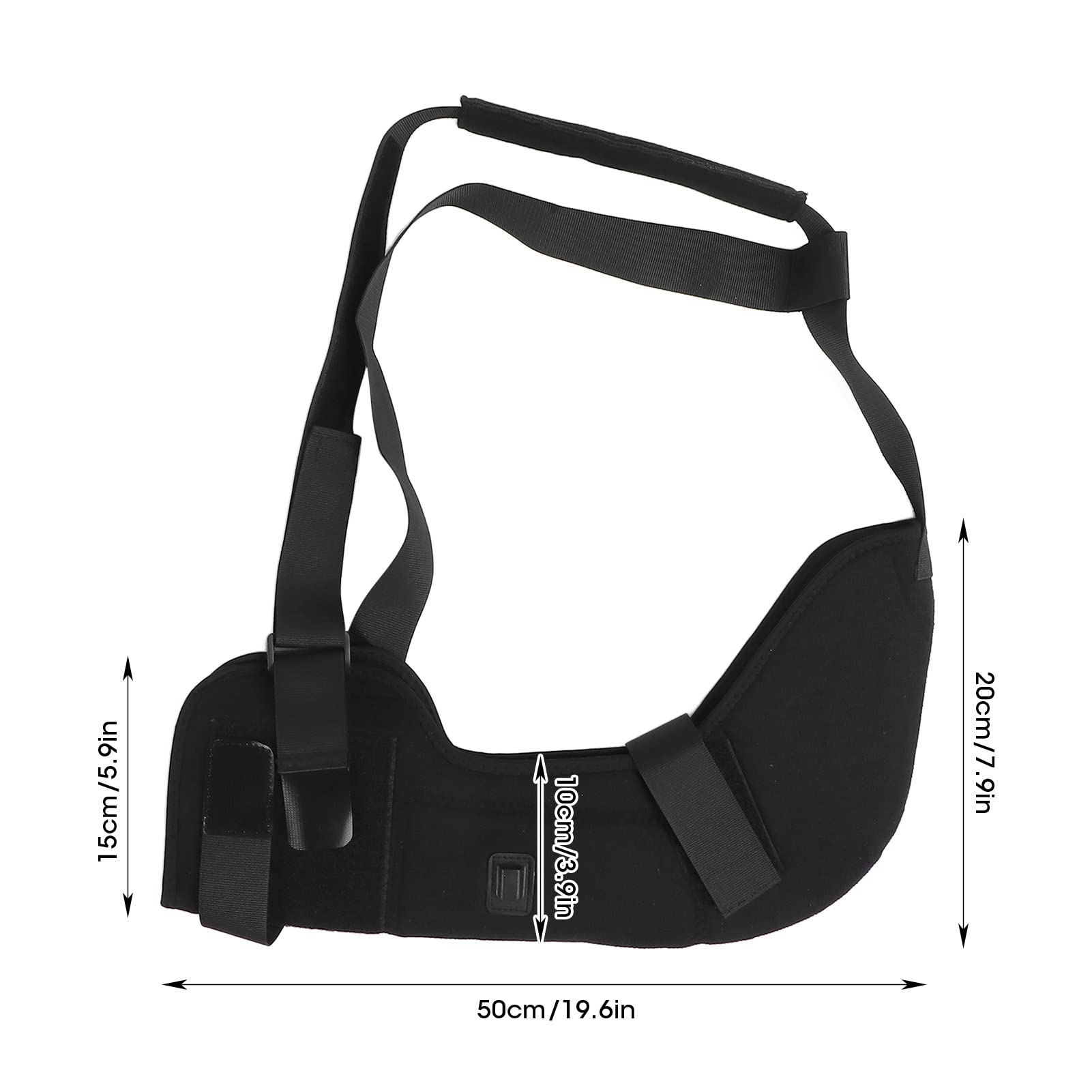 FILFEEL Shoulder Sling, Electric Heated Arm Sling With 3rd Gear Temperature, Immobilizer Band Arm Sling, Shoulder Immobilizer Brace for Upper Injuries Fractures (l)