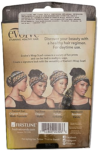 Evolve Wrap Scarf - Tribal Print MULTI-COLORED