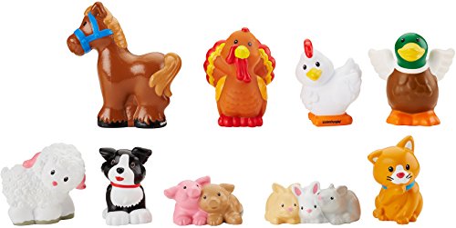 Fisher-Price Little People Farm Animal Friends with Baby Bunnies & Piglets