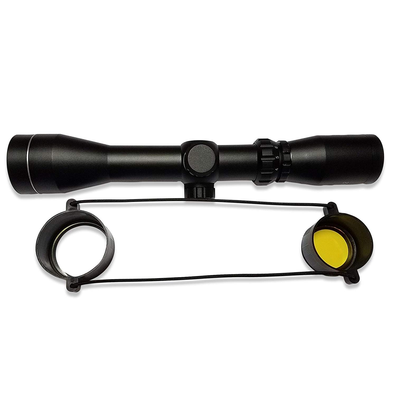 Feyachi Thermal Scope TH-45 384x32mm Long Eye Relief Rifle Scope Second Focal Plane Riflescopes with Dead-Hold BDC MOA Reticle, 1 inch Tube