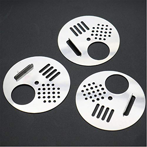 Lucas shops Stainless Steel Beehive Nuc Box Entrance Gate Beehive Tool , Bee Hive Entrance Gate Stainless Steel Bee Entrance Discs Door for Beehive Nuc Box Bee Nest Beekeeper Tool( 6PCS)