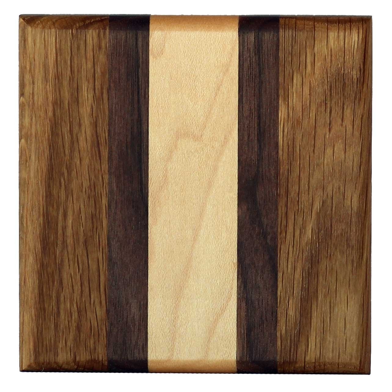 Handmade Wood Trivet, Coffee Coaster, Hot Pad, Pot Holder (Trivet 4" x 4")