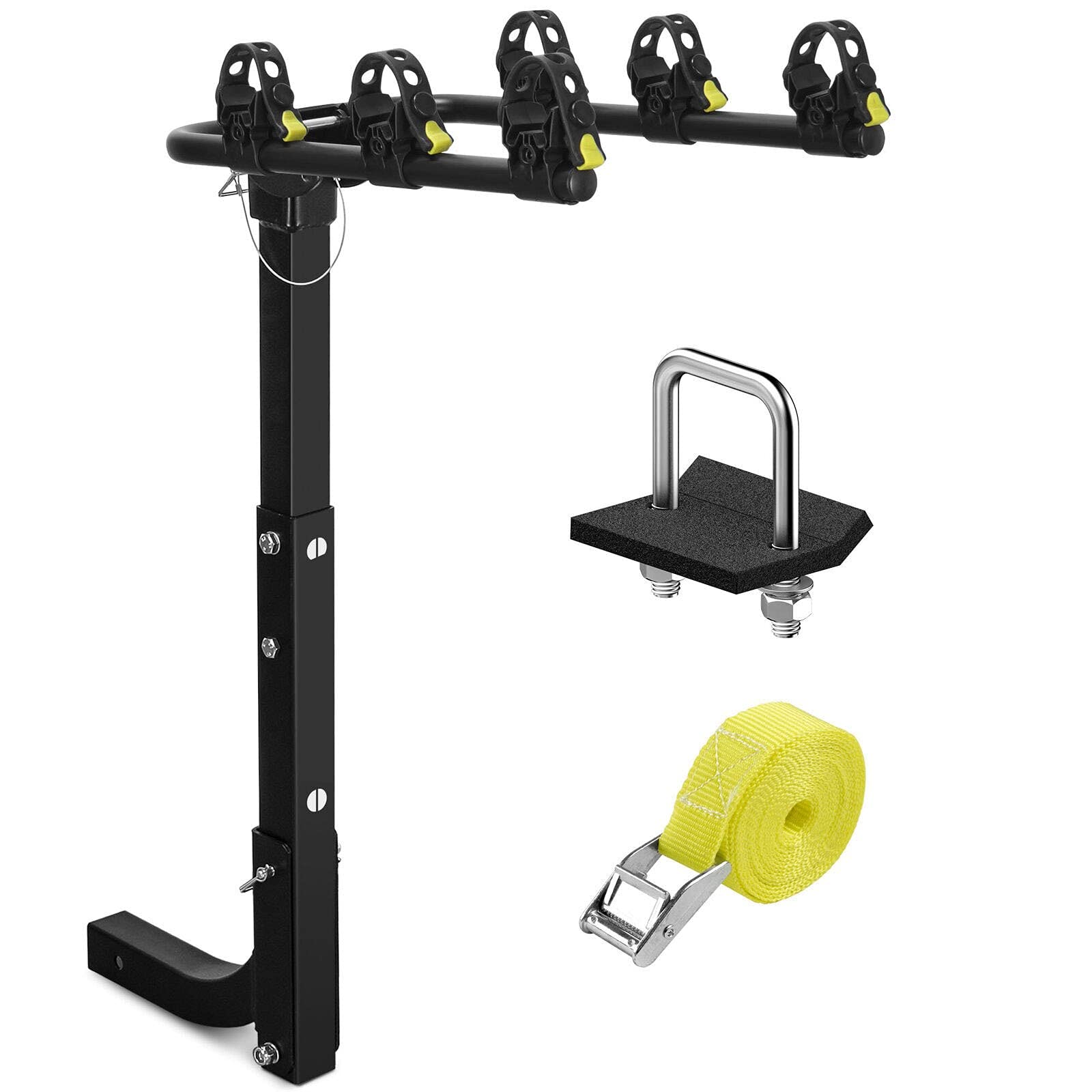 GXP Premium 3-Bike Carrier Rack Hitch Mount Swing Down Bicycle Rack W/ 2" Receiver