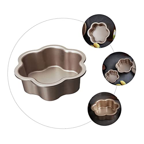 NOLITOY 2pcs Pans Molds in Cuake Pan Detachable Chiffon Cheesecake Non-stick Inch Quiche Plum Oven Steel Reusable Cake Wedding Mini Bread Pudding Brownie Biscuit Bavarois