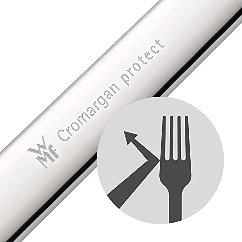 WMF Kineo Stainless Steel Cutlery Set for 6 People, 30 Pieces, Monobloc Knife, Polished Cromargan Cromargan Protect, Scratch-Resistant, Dishwasher Safe