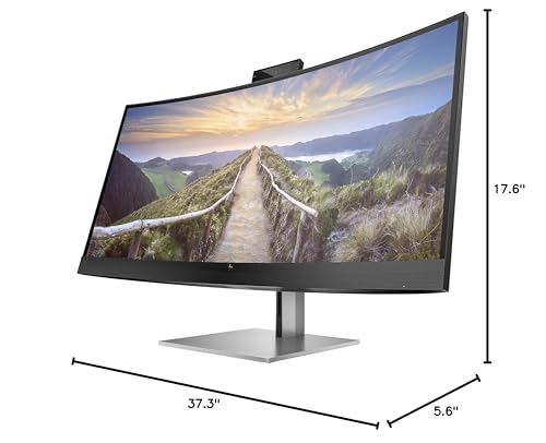 HP Z40c G3 39.7" WUHD Curved Screen Edge LED LCD Monitor - 21:9 - Silver, Black