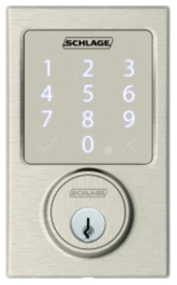 SCHLAGE Sense Smart Deadbolt With Century Trim (Matte Black)