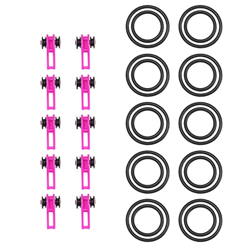Fishing Hook Secure Keep Durable Jig Hooks Safe Keeping Fishing Accessories Angling Supplies Fish Tackle for Fishing Rod Tool 10Pcs/Pack (Color : 10)