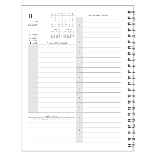 FranklinCovey - Compass Two Page Per Day Wire-Bound Planner (Monarch, Jul 2023 - Jun 2024)