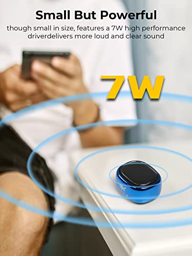 OROROW Small Bluetooth Speaker,Mini Portable Wireless Speaker,49-Foot Bluetooth Range,Enhanced Bass,Support TF Card,Bluetooth Speaker for iPhone,Travel,Hiking,Car,Gift(Blue)