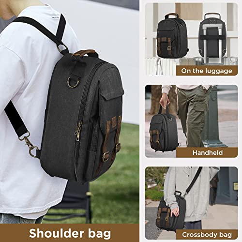 SMRITI Hard Carrying Case Compatible with VR Elite Strap Battery Version Virtual Reality Headsets and Touch Controllers Accessories, Large Portable Protection Backpack for Travel and Home Storage