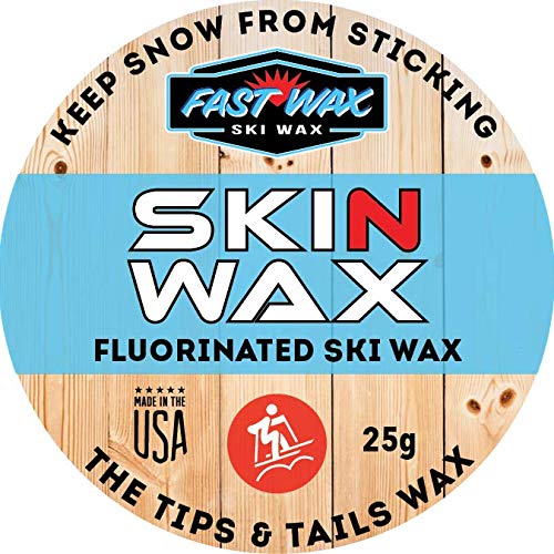 Fast Wax - Ski Skin Paste Wax - Ski & Snowboard Waxing Paste (25g) - Made in America