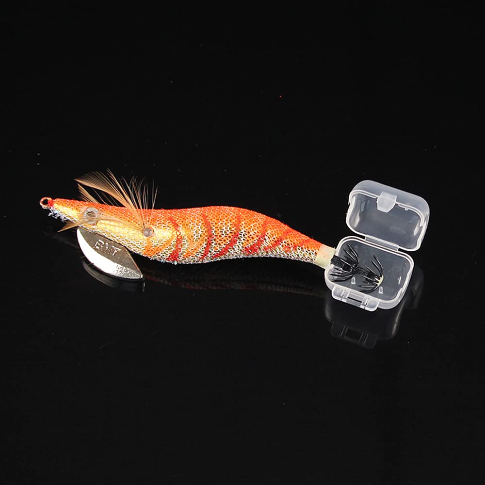 Fishing Hooks Cover Fishing Accessories Fishing Tools Fishing Lures Safety Caps Prawn Hook Hat Plastic Octopus Squid(S-30pcs)