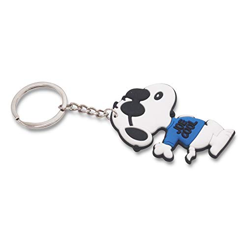 FINEX 4 Pcs Set Snoopy Keychain for Backpack School Bag Crossbody Handbag Tote Hiking Travel Causal Daypack