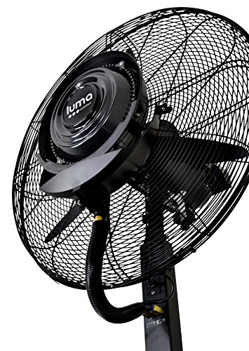Luma Comfort MF26B High Power Misting Fan – All Metal 26” with 1000 Sq Ft Cooling & 5 Gal Tank