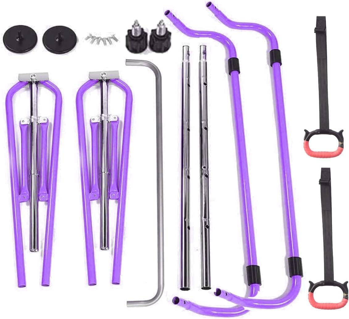 FBSPORT Gymnastics Bar for Kids,Adjustable Height Gymnastic Horizontal Bars,Junior Training Bar Children Folding Training Monkey Bars for Home Using