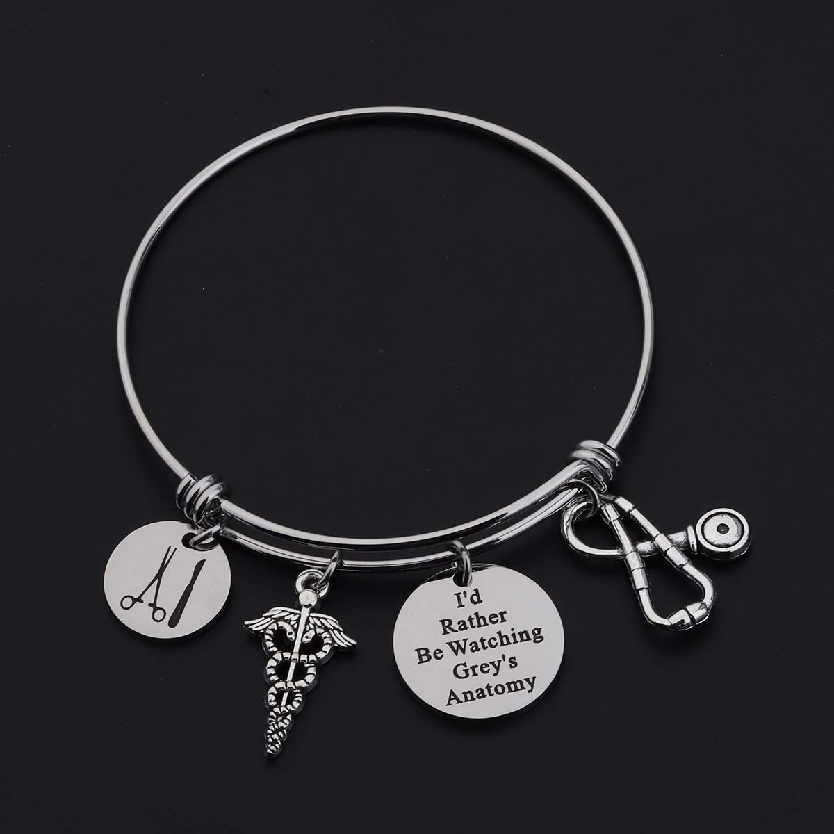 ENSIANTH I’d Rather Be Watching Bracelet Gift for for Fans You are My Person Gift (Anatomy BR)