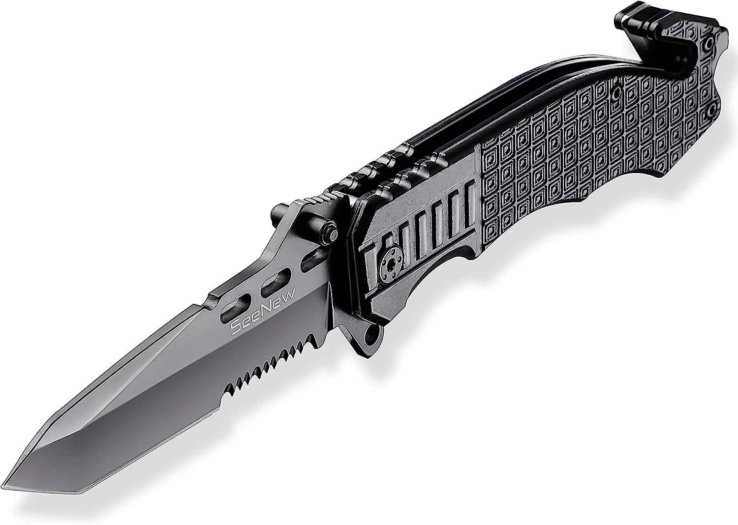 Seenew Outdoor Survival Pocket Knife Perfect for Work Hiking Camping(Large gift box)