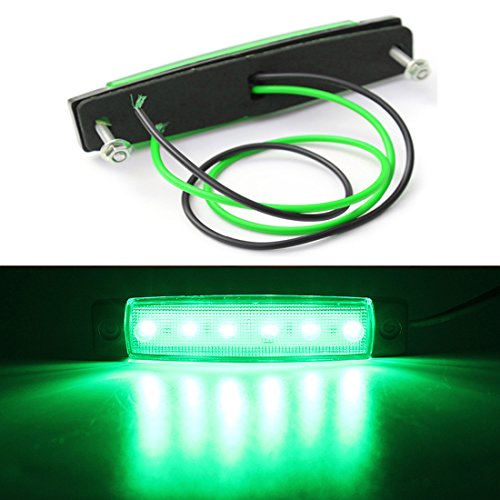 Shangyuan Navigation Lights, Led Stern Lights, Marine Strip Lights for Boat Lights Bow and Stern, Kayak Lights, DC 12V 2PCS (Red and Green)