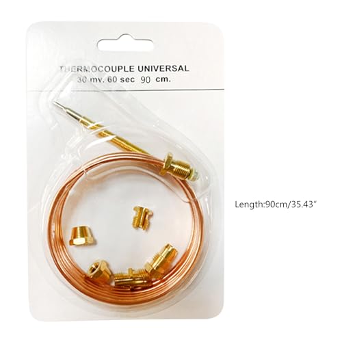Oven Thermocouple With 5pcs Fixed Part Fireplaces Stove Replacement Temperature Sensors Probe Appliances