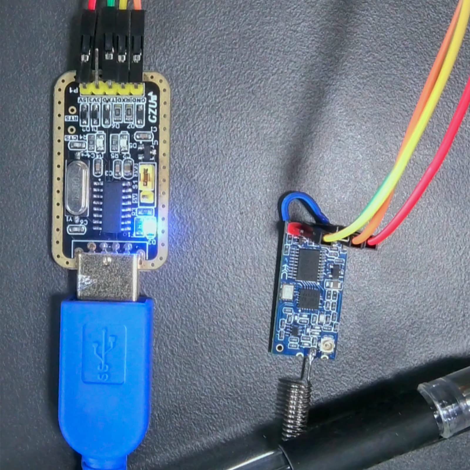 HC-12 433Mhz SI4463/SI4438 Wireless Serial Port Module 1000M Replace Bluetooth with Antenna