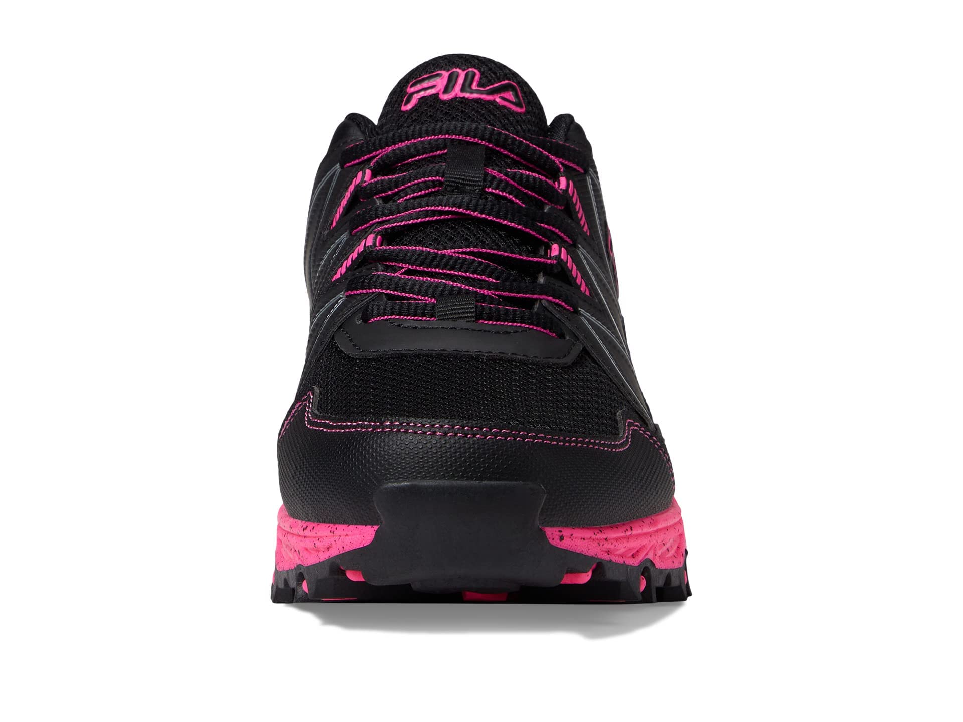 Fila at Peake 24 TN Black/Pink Glo/Metallic Silver 6.5 B (M)