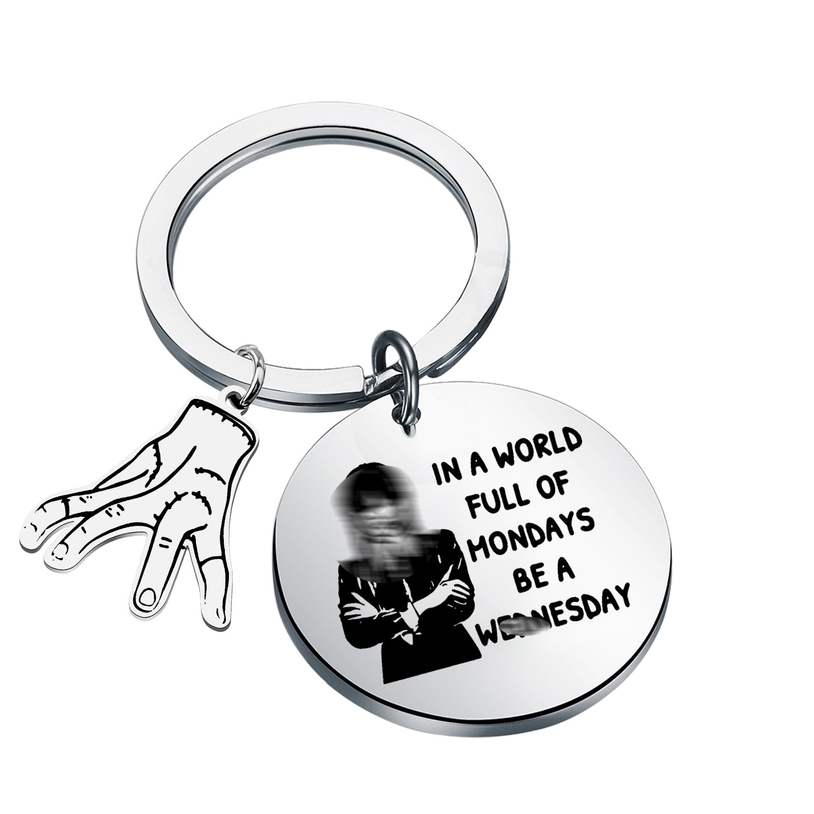 ENSIANTH Movie Inspired Gift Merchandise Gift Fans Keychain Horror lover Gift (day key)