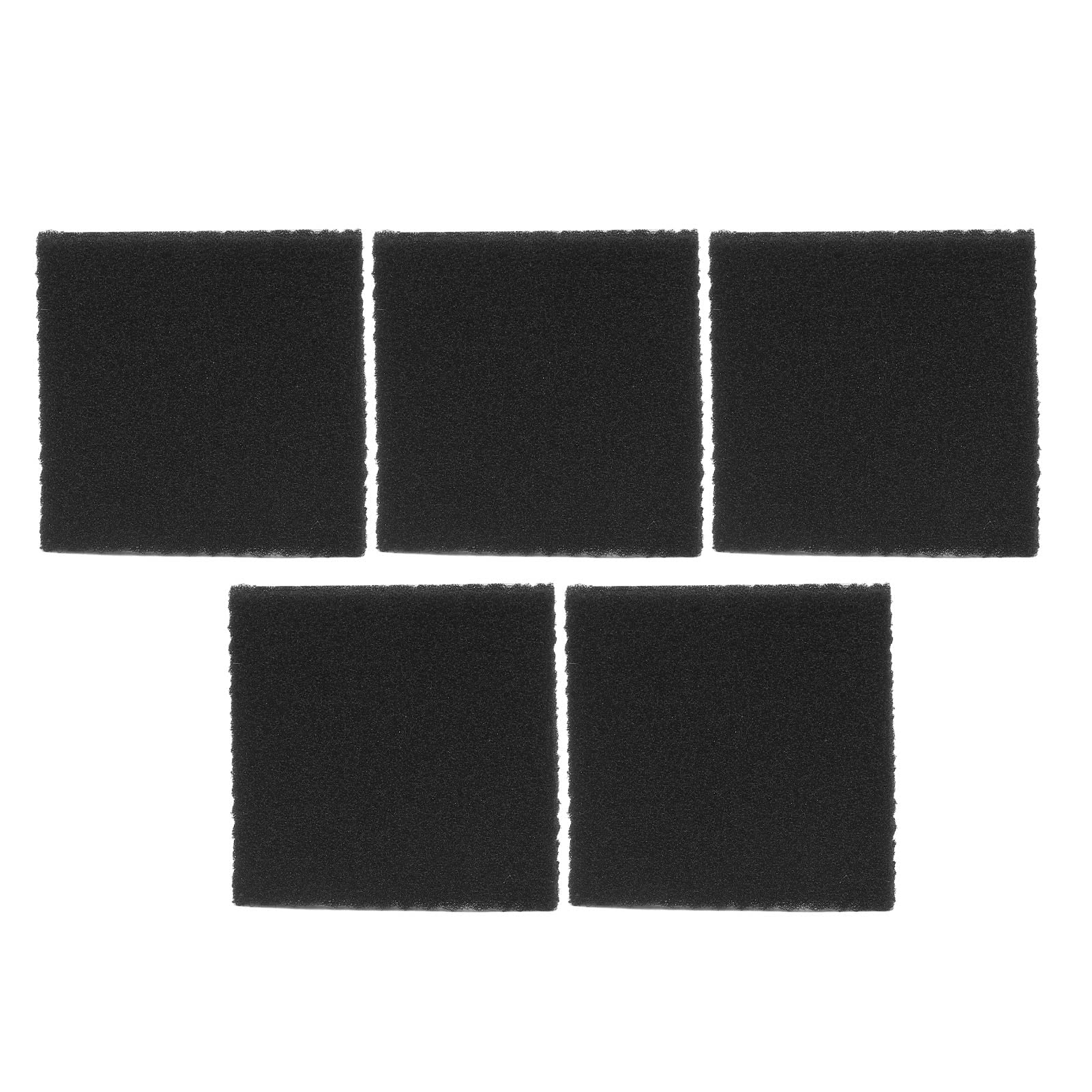 Fdit 5 Pcs Air Filter Sponge Compressor Replacement System, 98760 Air Particles Fine Dust Trimmer Air Filter Cotton Black for Ryobi 98760 98760a Engine