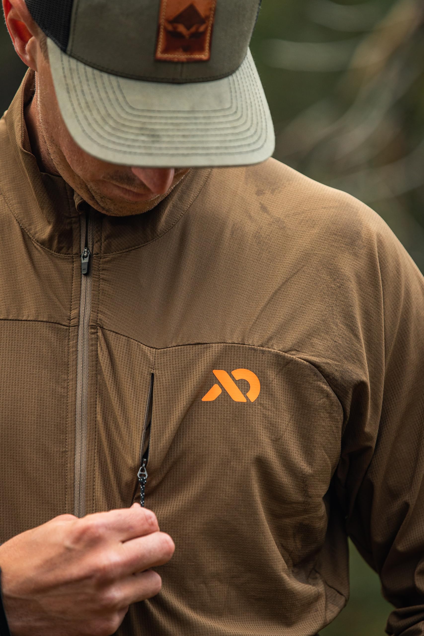 First Lite Men's Ridgeline QZ Pullover - Lightweight Weather Resistant Hunting Midlayer - Dry Earth - X-Large