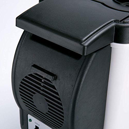 Mini Fridge 6L Portable CounterTop Fridge Quiet InVehicle Compact Refrigerators Car Compact Refrigerator | Low Energy,4 Bottles of Drinks Can Be Placed On The Top Table Top Fridge (Color : White) MZ