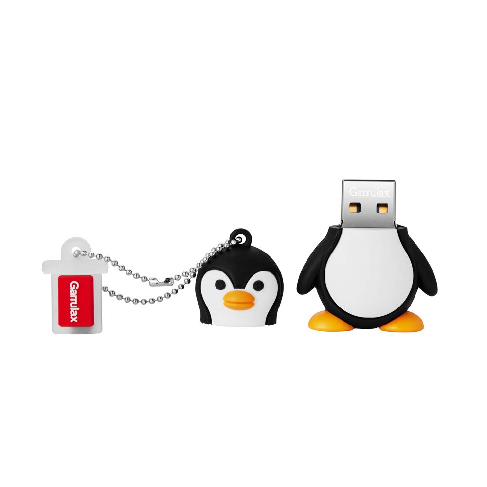 GARRULAX USB Flash Drive, 8GB / 16GB / 32GB USB 2.0 Updated Waterproof USB Memory Stick Date Storage Pendrive Thumb Drives (32GB, Cute Penguin)