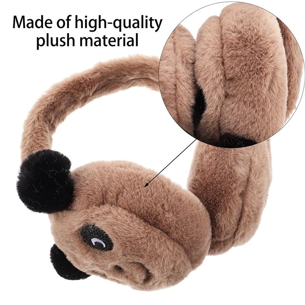HLDETH 1pc Kids Earmuffs Cartoon Ear Muffs Plush Winter Earmuffs Ear Protector (Color : A, Size : One Size)
