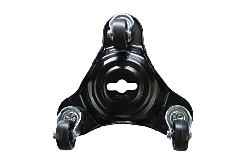 Shepherd Hardware 6-Inch Move-It 9299 Steel Tri-Dolly, 200-lb Load Capacity, Black